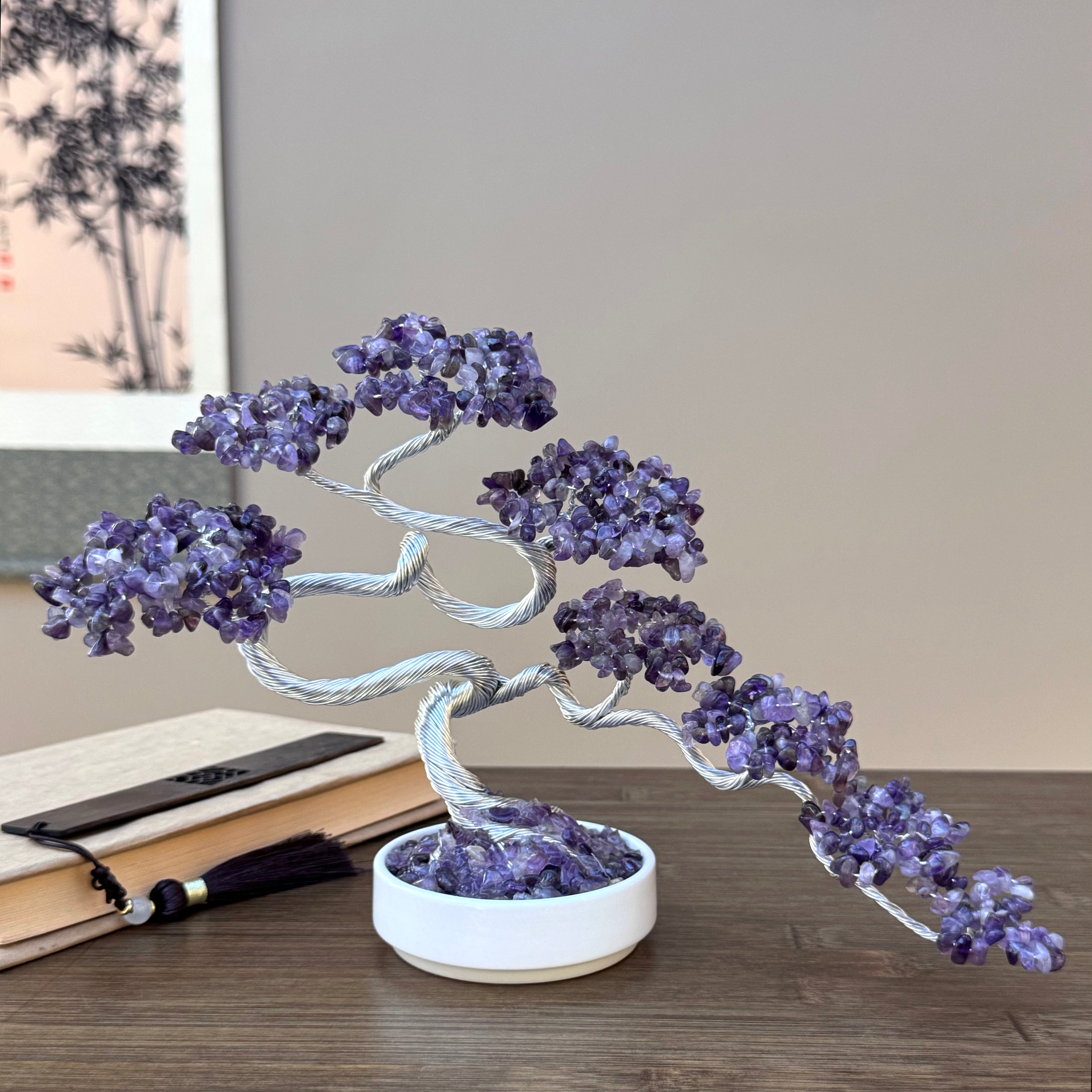 Amethyst Bonsai Crystal Tree – thecrystaltrees.com