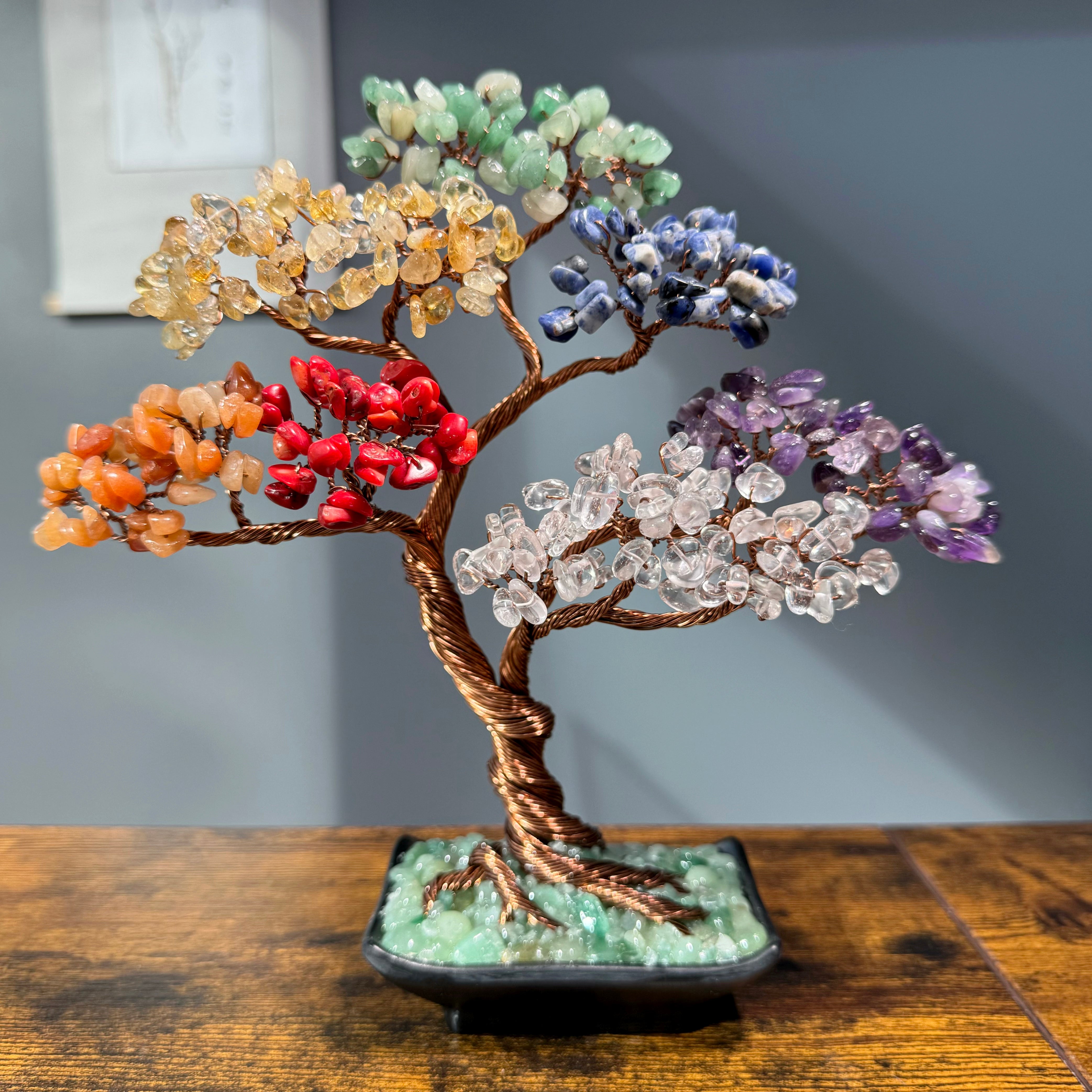Seven Chakra Bonsai Crystal Tree – thecrystaltrees.com